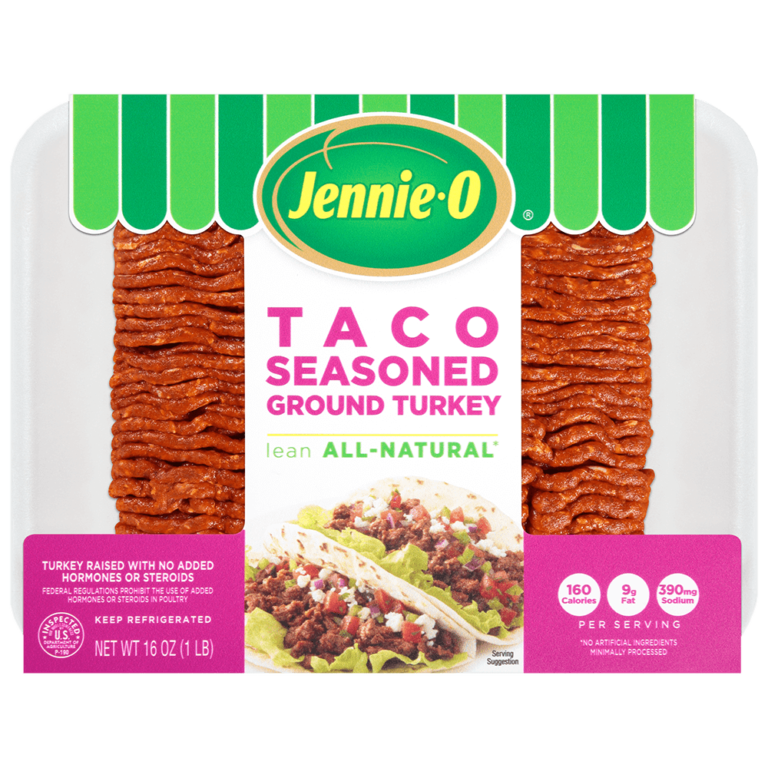 Lean Taco Seasoned Ground Turkey | JENNIE-O® Product